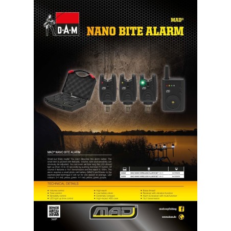 Alarm Set MAD NANO+ WIRELESS ALARM SET 3 + 1 DAM